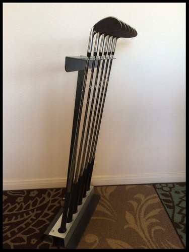 Golf shaft, grip, component displays