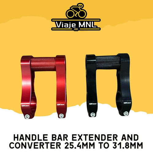 handle bar extender and stem, converter from 25.4mm to 31.8mm CNC ...
