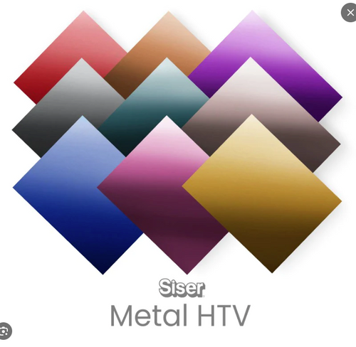Vinilo Textil METAL HTV de Siser | Web Gráfica Digital
