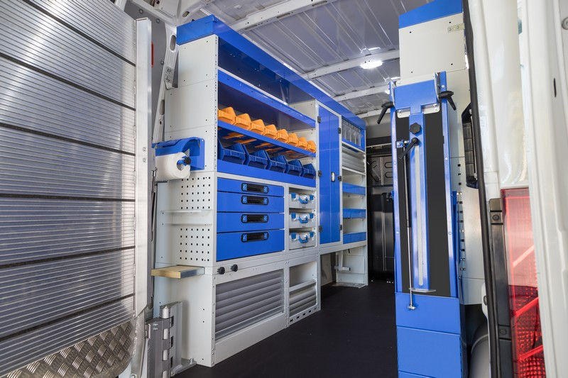 Allestimento veicoli o officine mobili