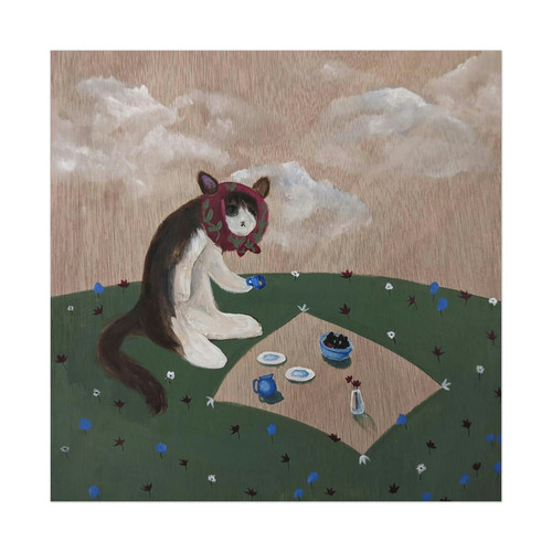 Pebble Drinking Tea | Dear Honey