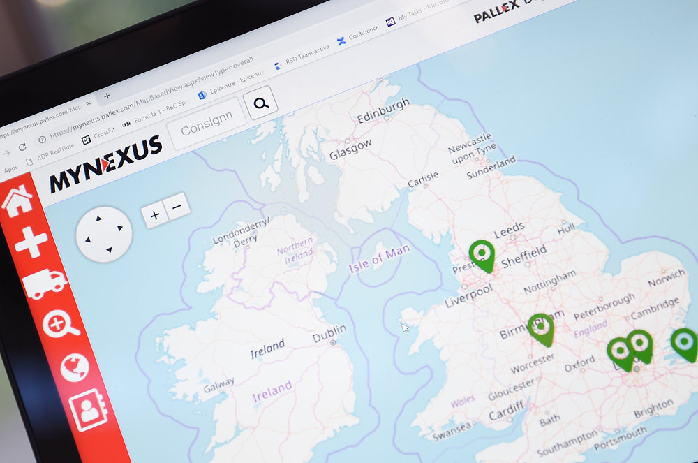 Pall-Ex launches new freight visibility software