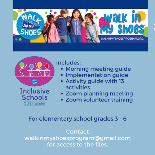 Inclusive Schools (grades 3-6) | Walk In My Shoes
