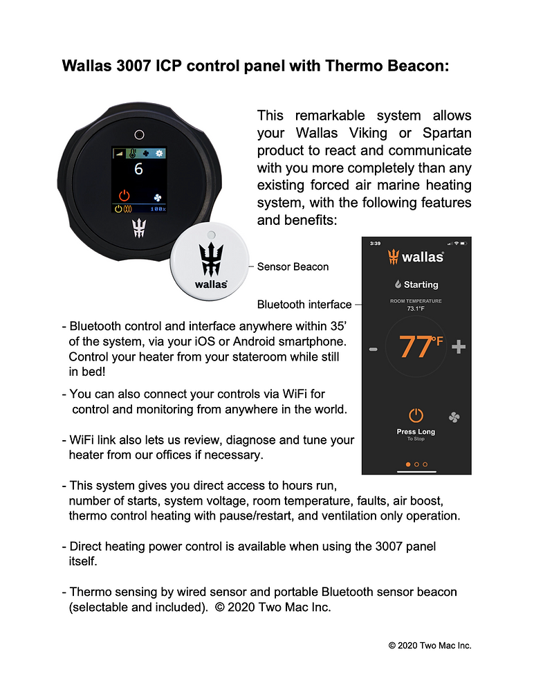 Wallas 3007 ICP Control Panel