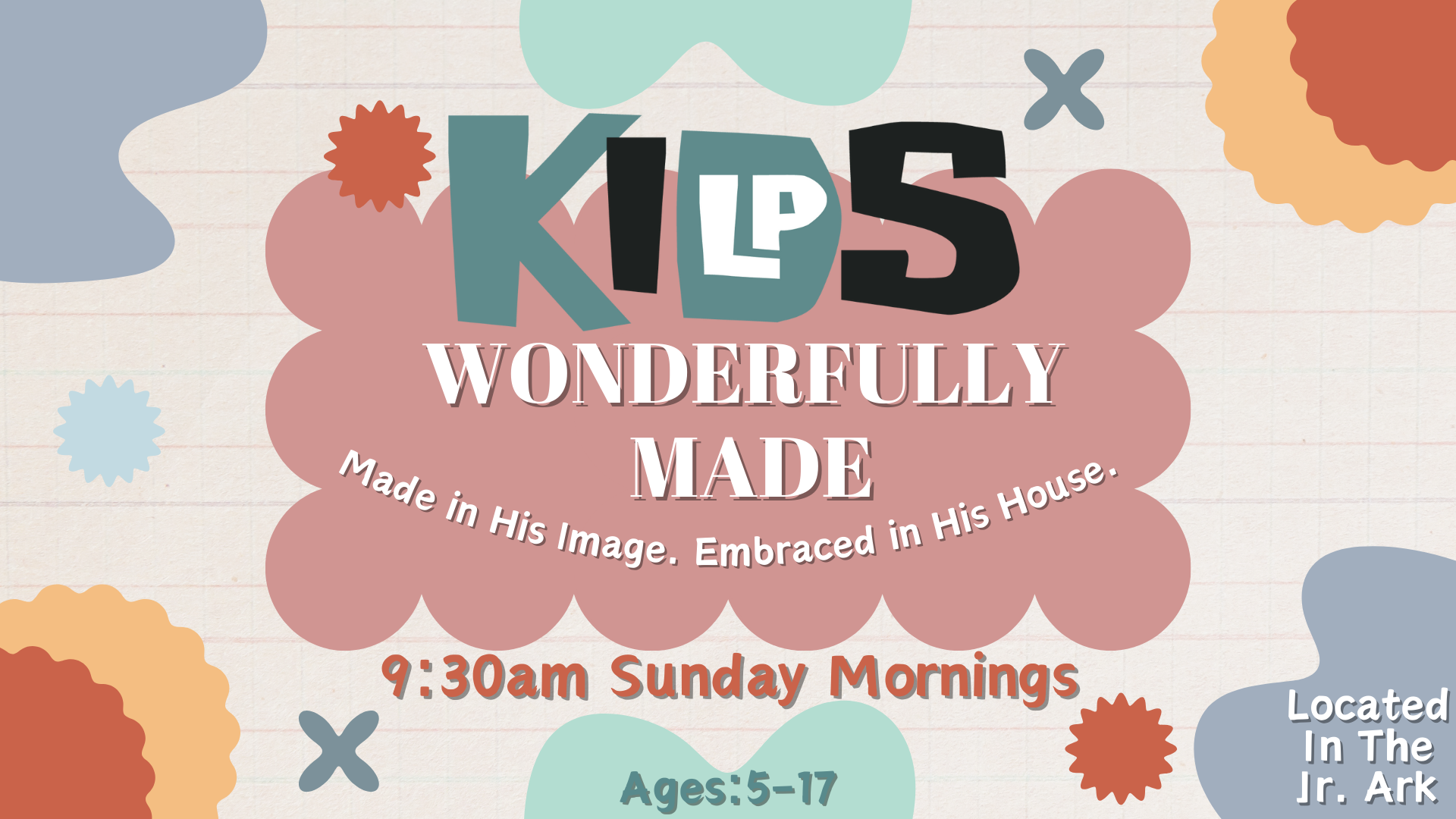 LP Kids Wonderfully Made | Lee Park Church