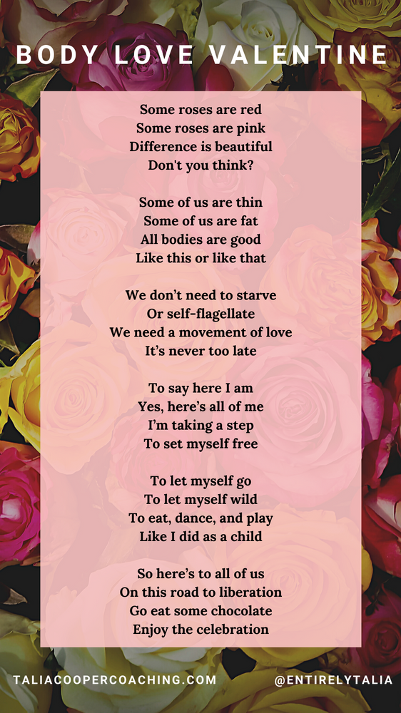 Body Love Valentines Day Poem