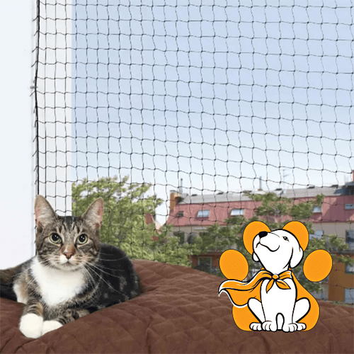 Trixie Zaštitna Mreža Za Mačke, Crna, 4 x 3m | Pet City