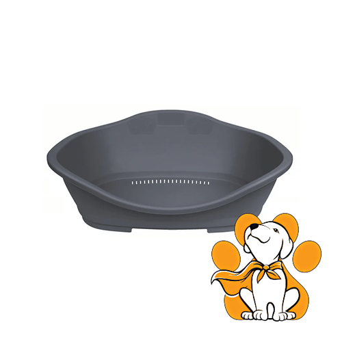 Trixie Sleeper, Plastični Krevet Za Pse, Sivi, 80 x 53cm