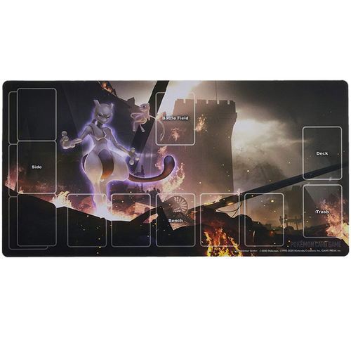 Mew and Mewtwo Playmat | Crim's Cards