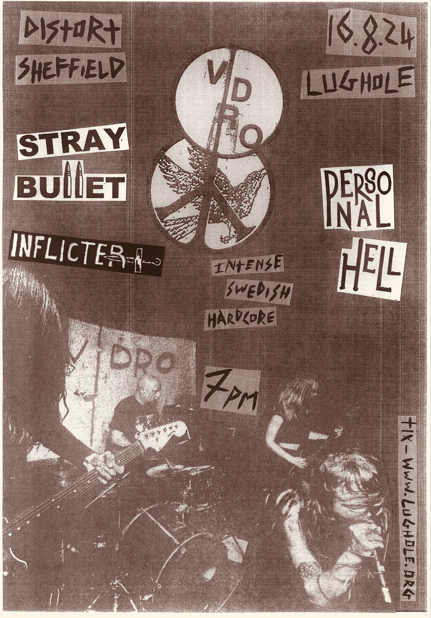 Distort Sheffield Presents - Vidro, Inflicter, Personal Hell & Stray ...