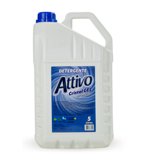 DETERGENTE CRISTAL GEL 5LT - ATTIVO | Fort
