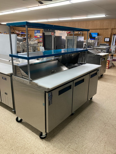 Dukers 72" Prep Cooler (DSP72-18-S3) | Commercial Appliance