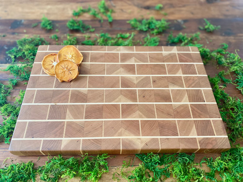 Hard Maple and Cherry Wood End Grain | La Brea Workshop LLC