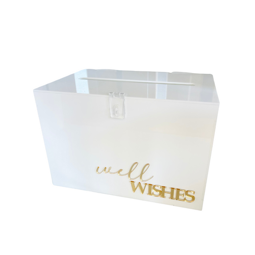 Wishing Well - White Acrylic Box | Style Studio