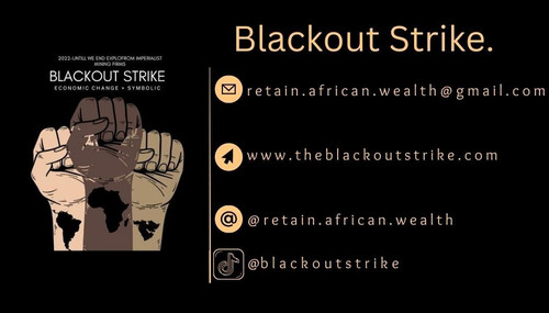 Blackout Strike Business cards | My Site