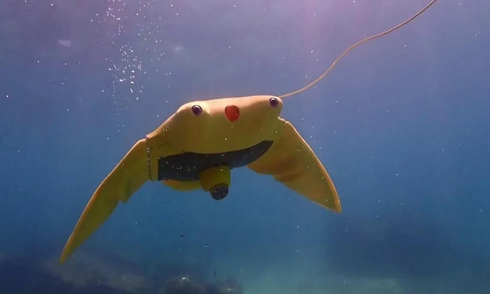 China presenta sumergibles biomiméticos inspirados en mantarrayas
