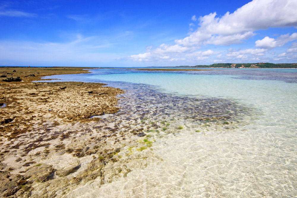 Piscinas naturais de Japaratinga