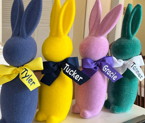 Flocked 16” Bunny | yourpreppypresent