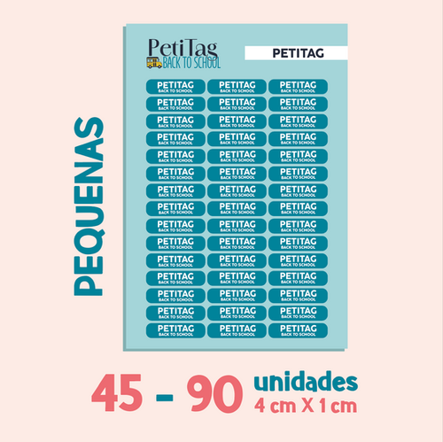 Etiquetas Pequenas | PetiTag