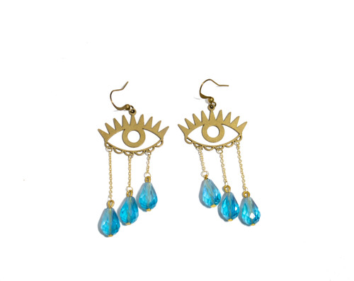 Crystal Tears Earrings | Broken Jaw Jewelry