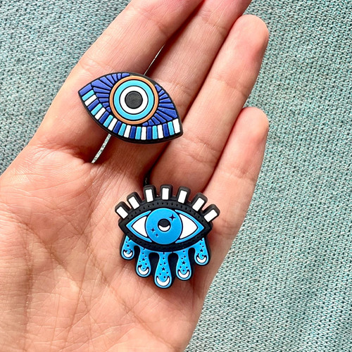 Jibbitz - Eye Shaped Evil Eye | Calliopi By Design