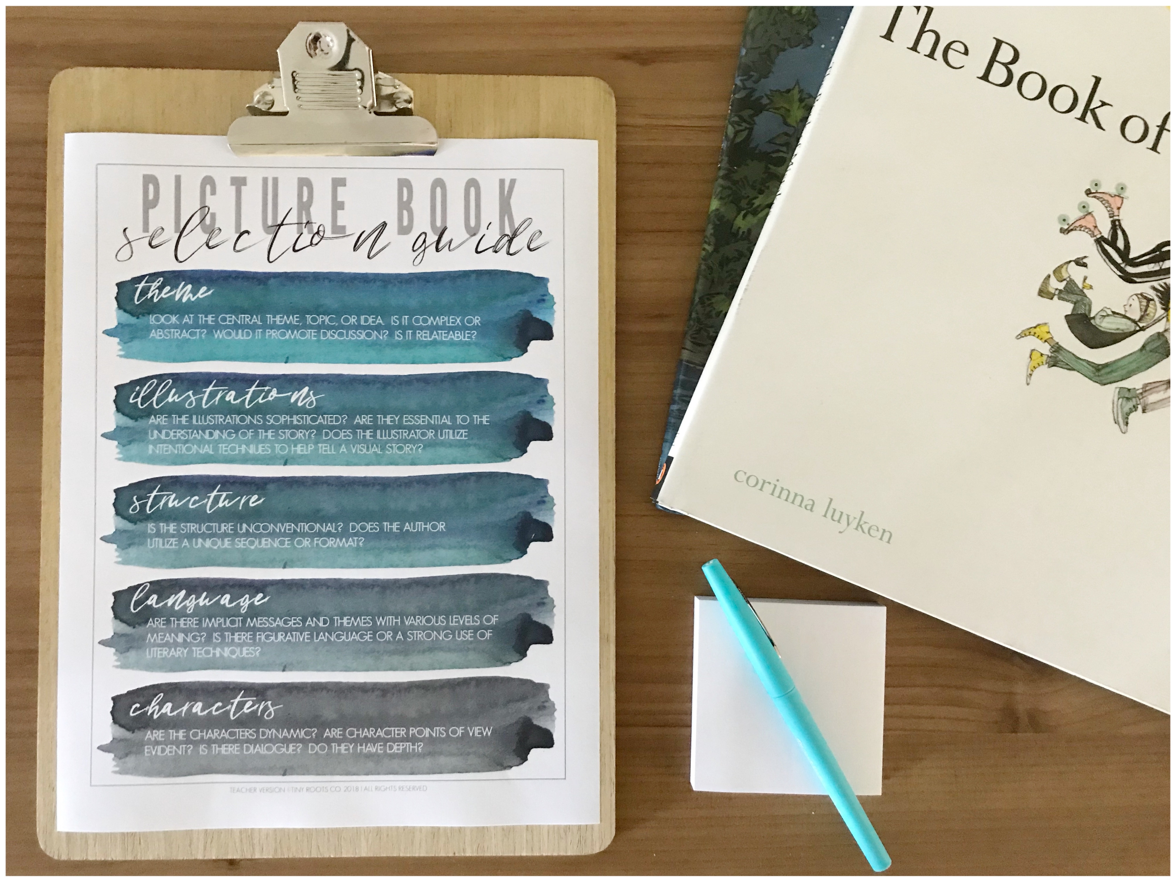 Picture Book Selection | Tiny Roots Co. | Betsy Wintersteller