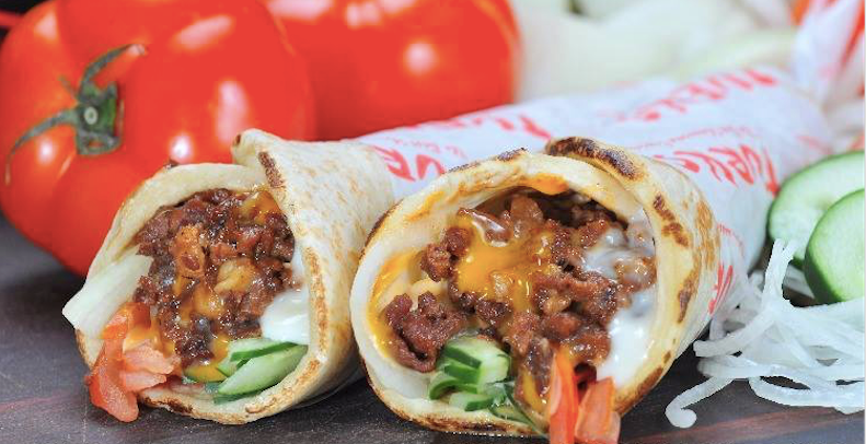 Get tempted with a Beefed Up Biz, TURKS SHAWARMA.