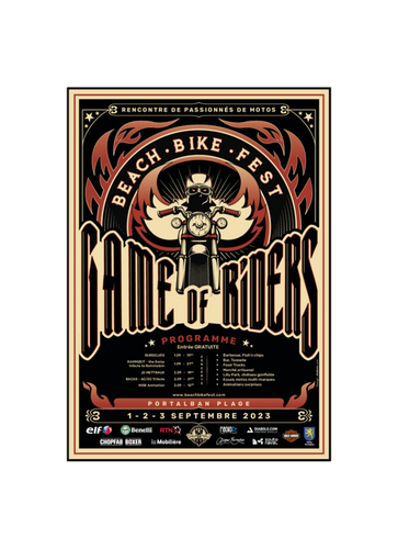 Affiche collector BBF 2023 | Beach Bike Fest Affiche collector BBF 2023 | Beach Bike Fest