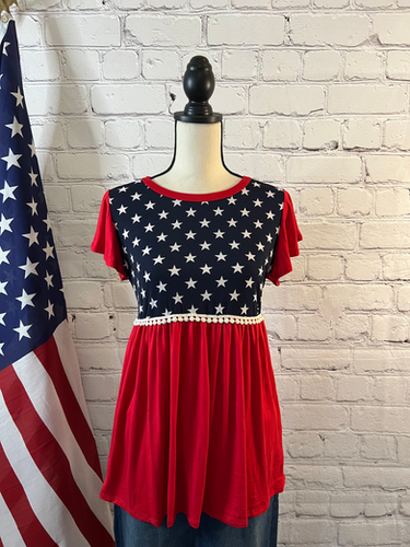 Star Spangled Top | Styling U Modest