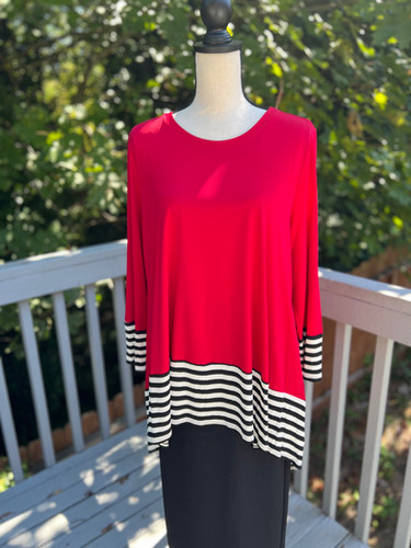 Red IC Collection tunic | Styling U Modest