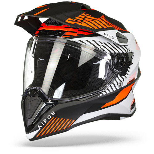 Airoh Commander Adventure Helmet - 'Boost Orange' (Matt) - EXTRA LARGE ...
