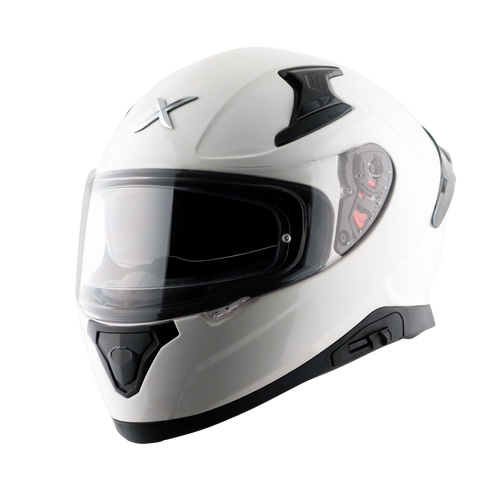 Axor Helmet Apex Full Face - Gloss White Small | Natsukashii Racing