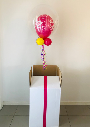 Balloon in a Box Surprise | balloons-brisbane