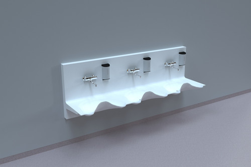 Ag+ Surgery Sink 3 ( Back Panel) | Challis Showers