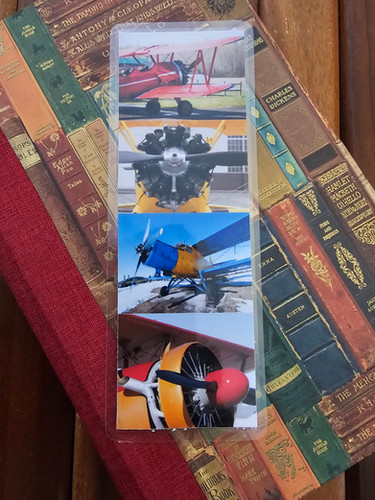 Close Ups of Vintage Prop Plane, 4, Laminated Bookmark To Hold Your ...