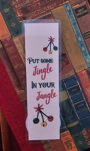 Jingle in Your Jangle, Single Bells, Laminated Bookmark To Hold Your ...