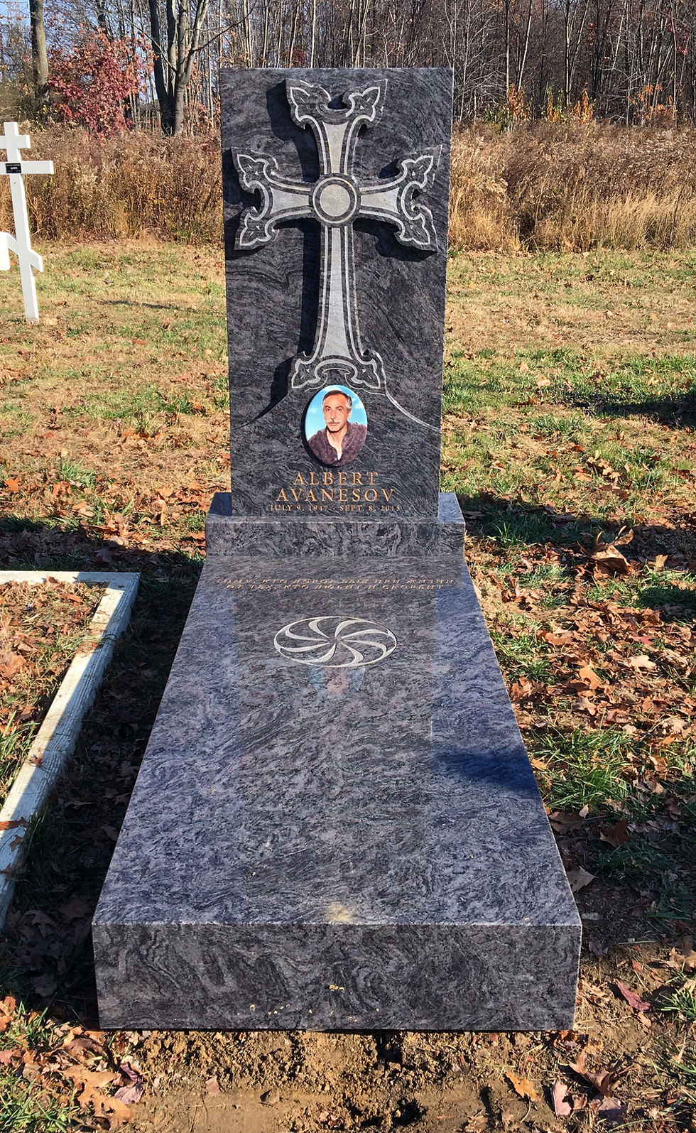 Single Stones | Custom Headstone | Stone Tributes By Lisovetsky 8/9
