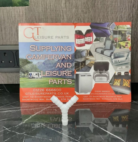 Fawo 10mm 3/8 Y Piece Connector divider for water hose motorhome ...