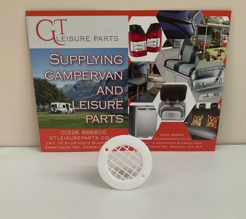 Gas Drop Vent 75mm - White | Barnsley | GT Leisure Parts Ltd