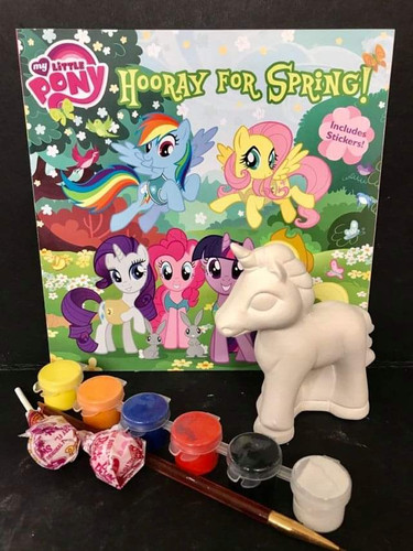 Hooray Spring MLP Paint Kit with Book | paintedcolorceramics