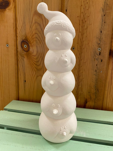 Snowball Stack- Medium | paintedcolorceramics