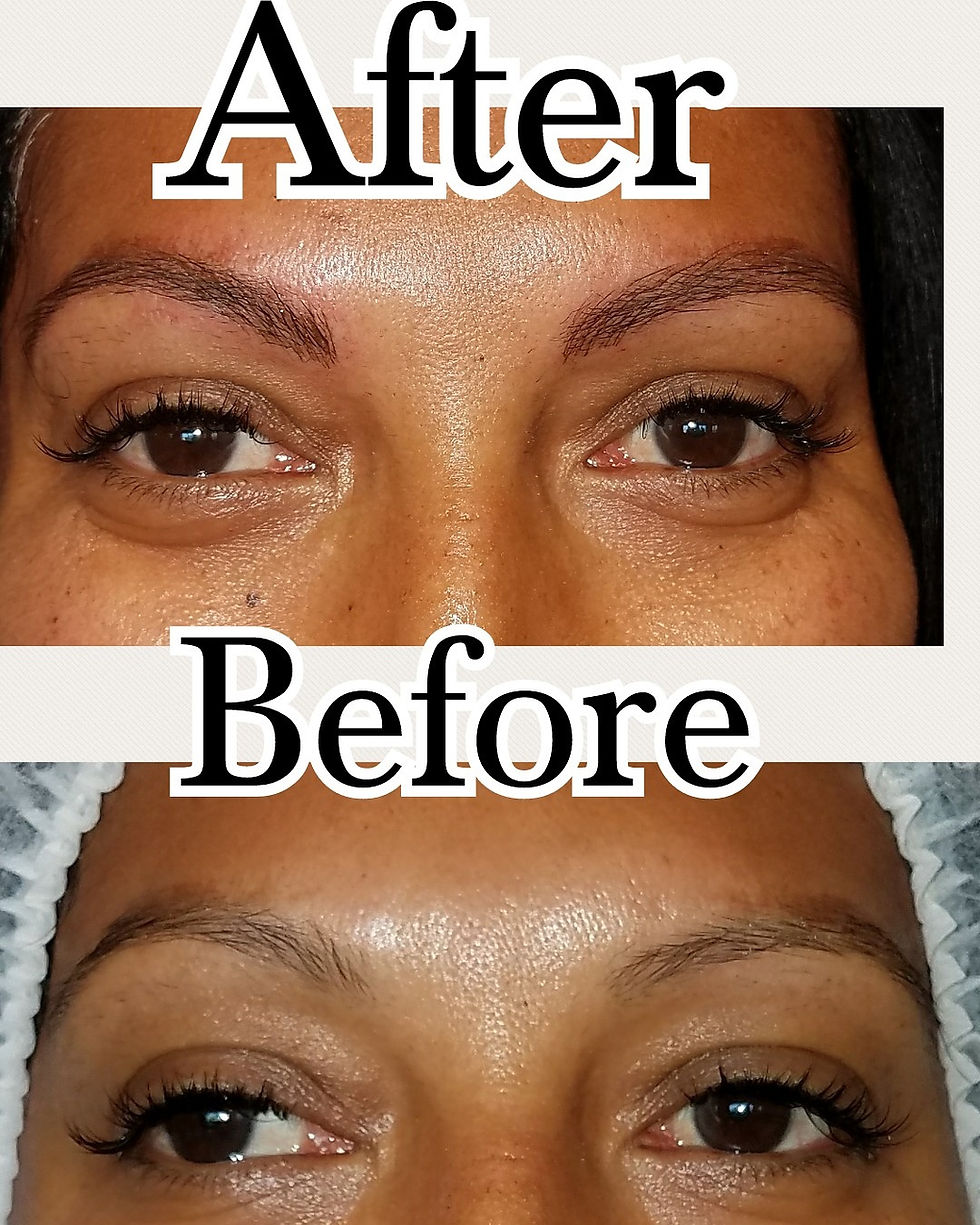 Before and After | Boujee Brows by Mercy Lopez