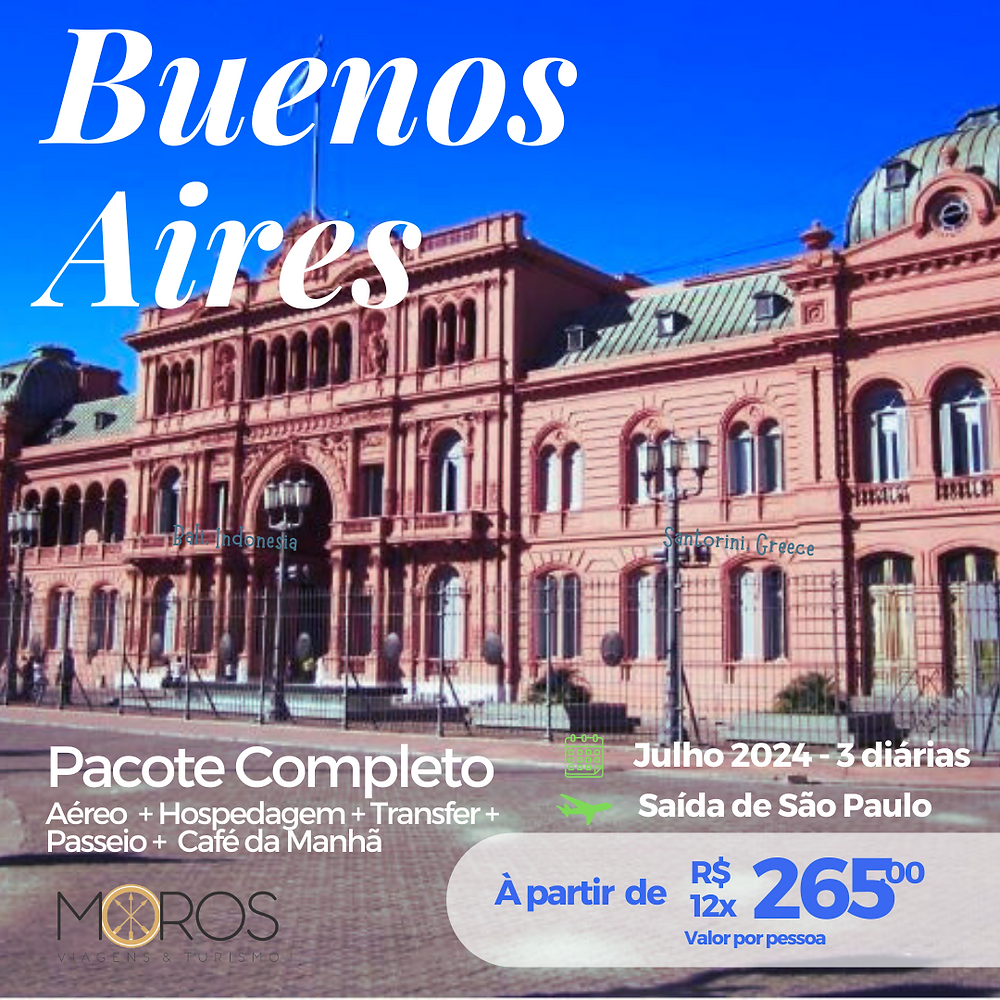 Buenos Aires - Pacote completo | Moros Viagens