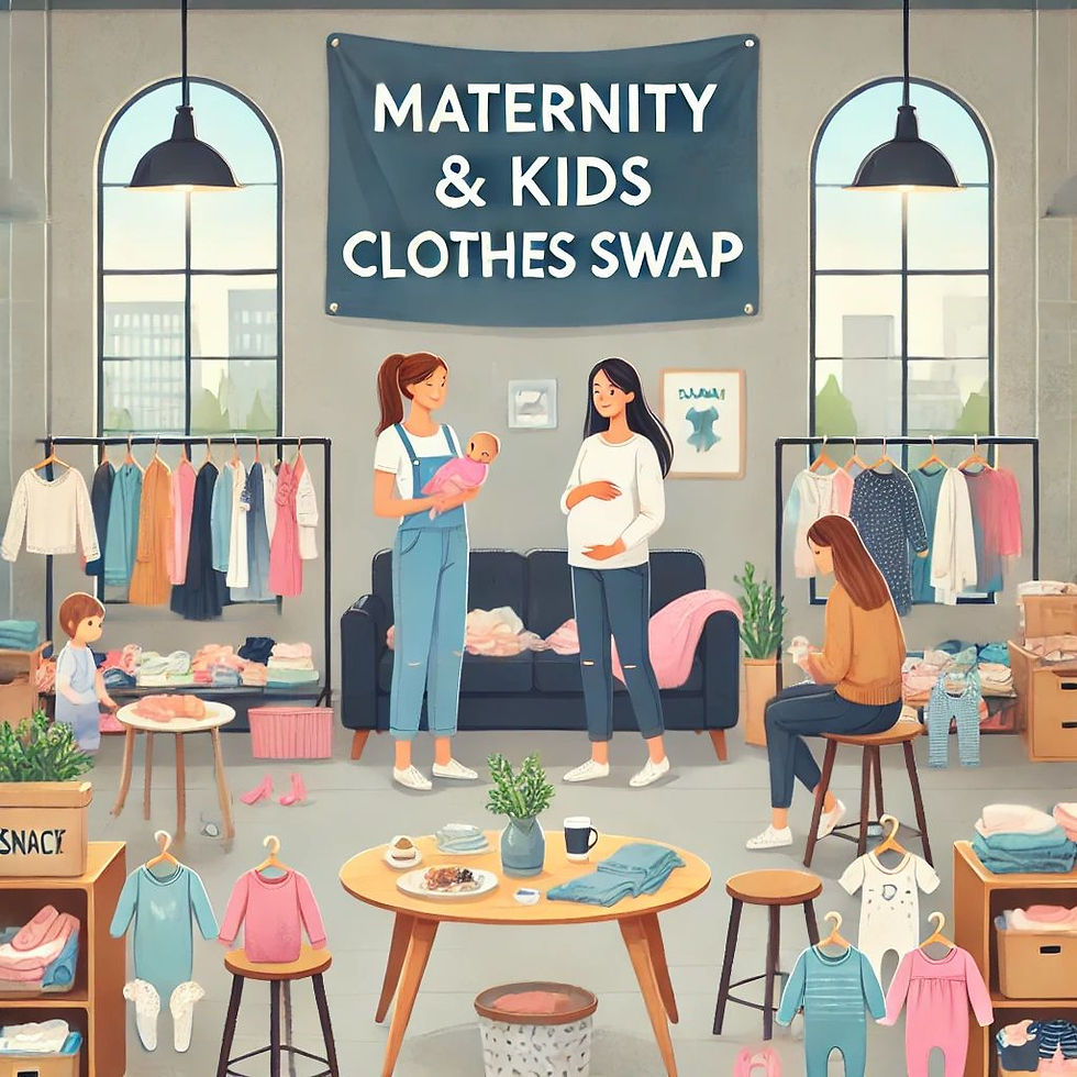 Maternity & Kids Clothes Swap | Message Paris