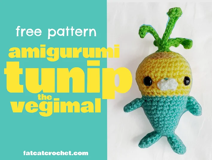 Tunip the Vegimal - Octonaut Amigurumi - Free Pattern