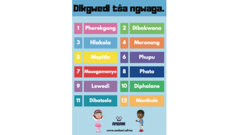 10 X Sepedi Posters Pack 1 | ambani