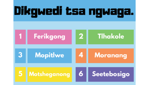 10 X Setswana Posters Pack 1 | ambani