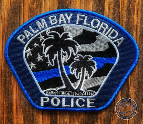 Palm Bay, FL Police Week embroidered patch | Underdog Patch Desig