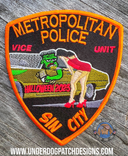 Las Vegas Metro PD Sin City Halloween Vice Unit patch | Underdog Patch ...