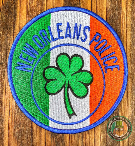 New Orleans Police Irish flag patch | Underdog Patch Desig